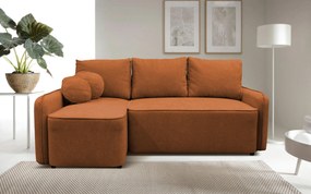 XXXLutz ROHOVÁ SEDAČKA, textil, rezavá MID.YOU - Sedací soupravy - 001574006709