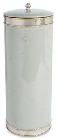Schránka na toaletní papír s poklopem CASCADE šedá 40 x 14,5 cm