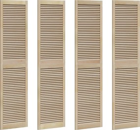 Skříňové dveře se dveřmi 4 ks Přírodní 201 x 49,5 cm 3394504