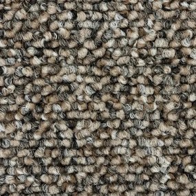 Associated Weavers, Metrážový koberec Nero 47, na míru, šíře 3m,4m,5m, hnědá, filc, chodba / předsíň