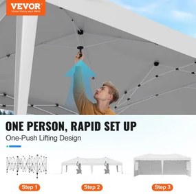 Výklopný zastřešující altán, 5,9 × 2,96 m VEVOR