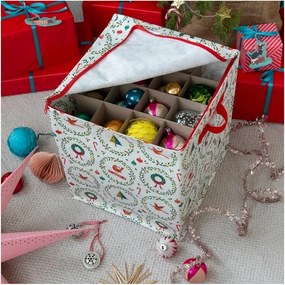 Úložný box na oblečení z recyklovaného plastu 32x32x35 cm Classic Christmas – Rex London