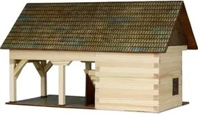 Walachia Dřevěná slepovací stavebnice Kolna / od 8 let / 131 dílů / Ob