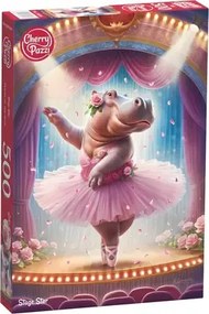 CHERRY PAZZI Puzzle Hvězda jeviště / 500 dílků / 34,5 x 50 cm