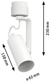Paulmann 96981 Apol II, spot pro Urail system, 1xE27 max. 50W, bílá