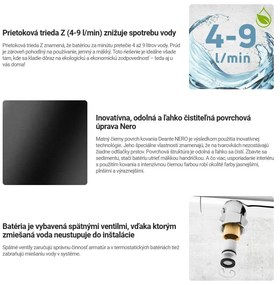 Deante Silia, podomítková bidetová baterie, černá matná, DEA-BQS_N34M
