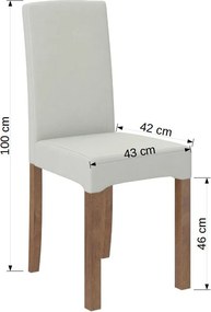ADRK Furniture Čalouněná židle K61 CH-K61-S-B125