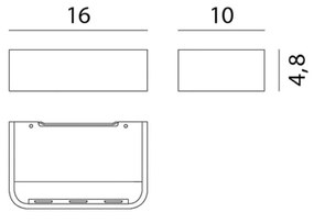 Rotaliana Frame W1 nástěnné světlo krémová 2700K