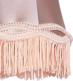 Látkový světelný klobouk s klipem růžový 12 cm - Granny