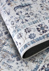 ELLE Decoration, Kusový koberec Imagination New 106042 Cream/Blue z kolekce Elle, 80x150, modrá, ložnice