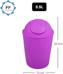 MSV AKO výklopný koš 5.5 L fialový / plast