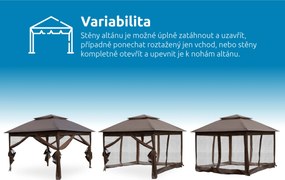 Marimex | Zahradní altán Marimex Vista 3x3 m (poškozený obal) | 109705721
