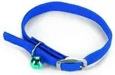 Beeztees Obojek pro kočky nylonový modrá 6-29cm x 10mm