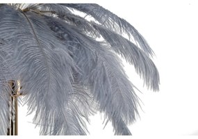 Stolní lampa v šedo-zlaté barvě (výška 55 cm) Palm – Mauro Ferretti