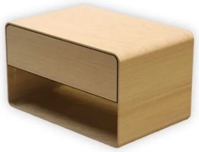 Noční stolek Kris 1 Alto z masivního dřeva Ořech
