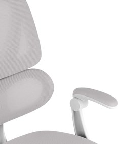 Dětská otočná židle Neoseat JUNI 023 — látka, pratelný potah, šedá
