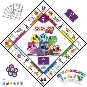 HASBRO Desková hra Monopoly Junior 2v1 CZ / Délka hry: 20-30 min / Poč