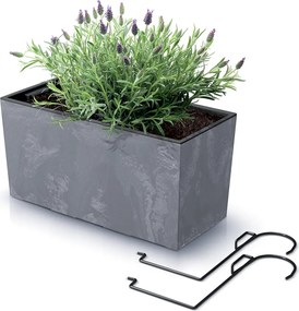 Truhlík s háky Efect beton