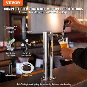 Sada Kegerator Věž s jedním kohoutkem Kegerator Beer Věž & – TJZQBFPQGZ-A-EU