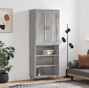 vidaXL Skříň highboard 69,5 x 34 x 180 cm kompozitní dřevo [3200042] Barva: Betonová šedá