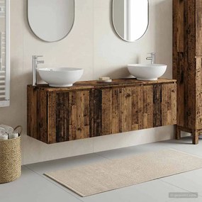 Sada koupelnových skříněk 3 ks Staré dřevo 49,5 x 44,5 x 65 cm 3405695