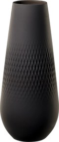 Villeroy&Boch Villeroy & Boch Manufacture Collier Noir váza Carré 11,6 cm, 1,5 l