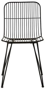 Villa Collection Kovová židle Svale Black 83 cm