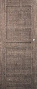 posuvné interiérové dveře do pouzdra MADERA plné, model 1 Průchozí rozměr: 70 x 197 cm, Orientace dveří: Levé dveře, Dekor: Dub kartáčovaný
