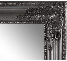 Zrcadlo, stříbrný dřevěný rám, MALKIA TYP 11