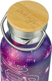 BAAGL Termoláhev s bambusovým víčkem Galaxy 500 ml