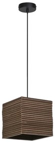 Ledvance - Lustr na lanku DECOR CARDBOARD 1xE27/15W/230V 25x25 cm