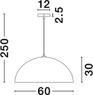 Závěsné svítidlo NOVA LUCE STARLA E27 1x12W 9002667 bez žárovky