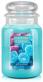 Country Candle Vonná Svíčka Blue Raspberry (sójový vosk), 652 g