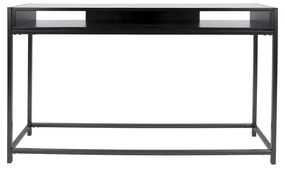 Černý Příruční stolek Fushion –  122 × 81 cm LEITMOTIV
