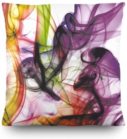 Foto polštář barevný kouř, abstrakce CN 3601 / Dekorativní fotopolštář 45 x 45 cm AG Design