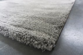 BE Koberec Microsofty 8301 LIGHT GREY - šedý obdélníkový Rozměr: 120x180 cm
