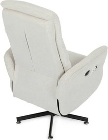 Polohovací křeslo krémové, elektrické TV-C5479 CRM2