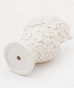 váza, styl tradiční, plast, 11,5x5,5x5,5 cm, krémová, Dekorino VD0260018