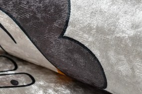 Dětský koberec protiskluzový BAMBINO 61570 krémový / zelený