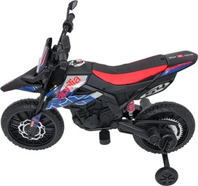 Elektrická motorka Aprilia RX modrá