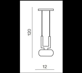 Designový lustr Rubic 1