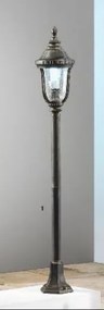 OR AL 11-1122/1 Venkovní sloupkové svítidlo 1x13W, patina, IP44,výška 112cm - ORION