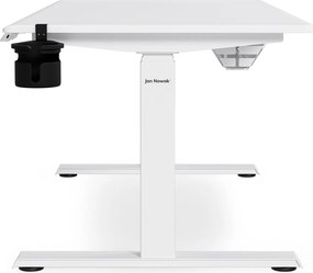 Elektrický stůl s nastavitelnou výškou ergonomický bílý,1400x700 mm: ARIA