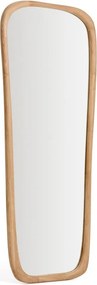Nástěnné zrcadlo s dřevěným rámem 61x158 cm Alura – Kave Home