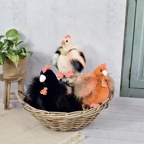 Doudou Histoire d´Ours Plyšová slepička béžová 20 cm / od 0 let