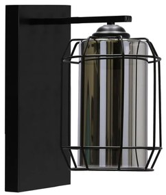 Černé nástěnné svítidlo Jonera pro žárovku E27  - Candellux