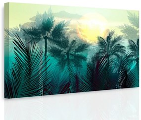 Malvis ® Obraz - Tajemná jungle Velikost: 90x60 cm