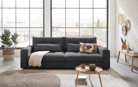 XXXLutz POHOVKA BIG SOFA, textil, antracitová Livetastic - Pohovky - 002220057103