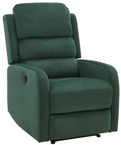 Casarredo - Komfort nábytek Relaxační polohovací křeslo PEGAZ VELVET zelená