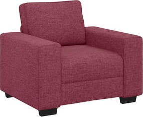 3dílná sedací souprava s poduškami vínová textil 3324652